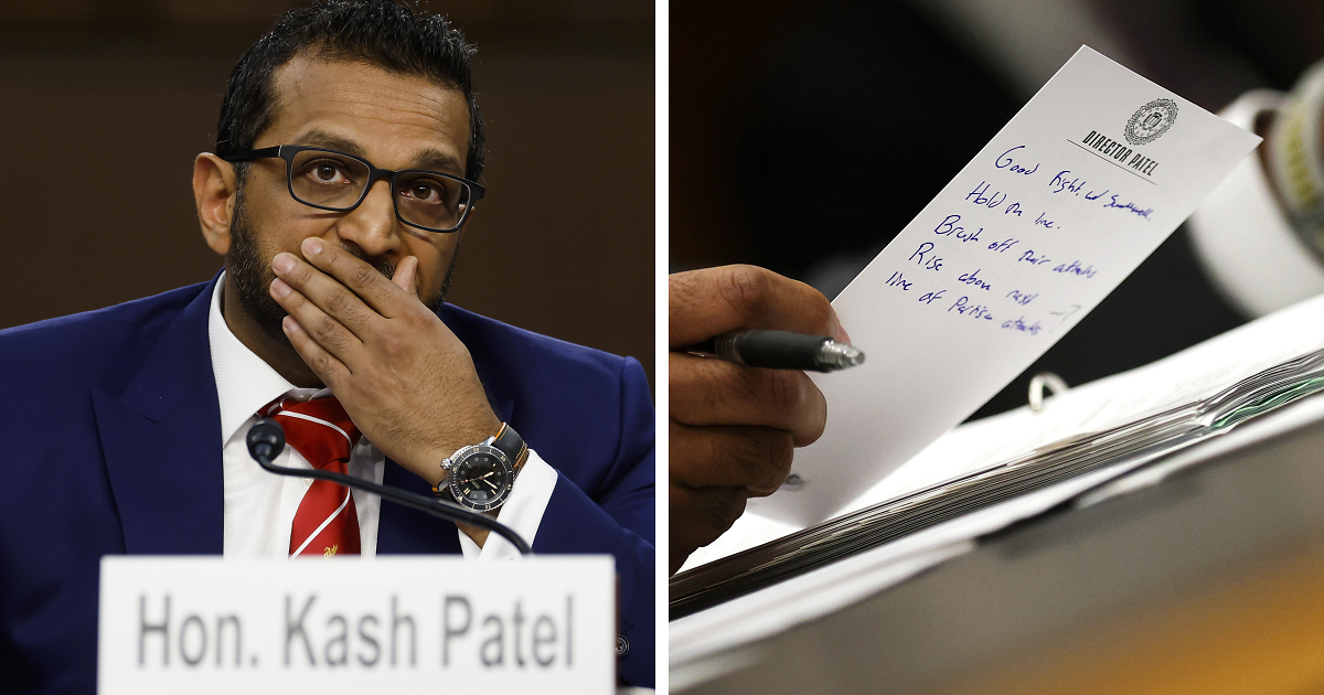 FBI Director Kash Patel Goes Viral For Handwritten Pep Talk Notes To ...