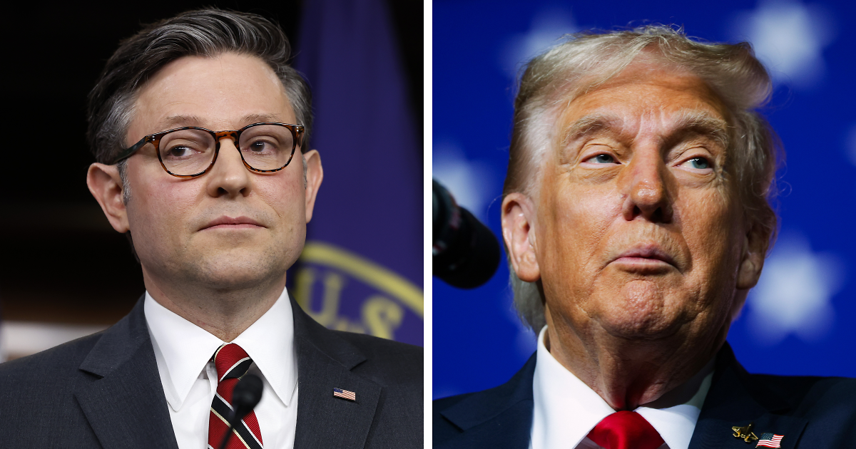 House Speaker Mike Johnson Appears To Agree That Trump Is “Unhinged ...