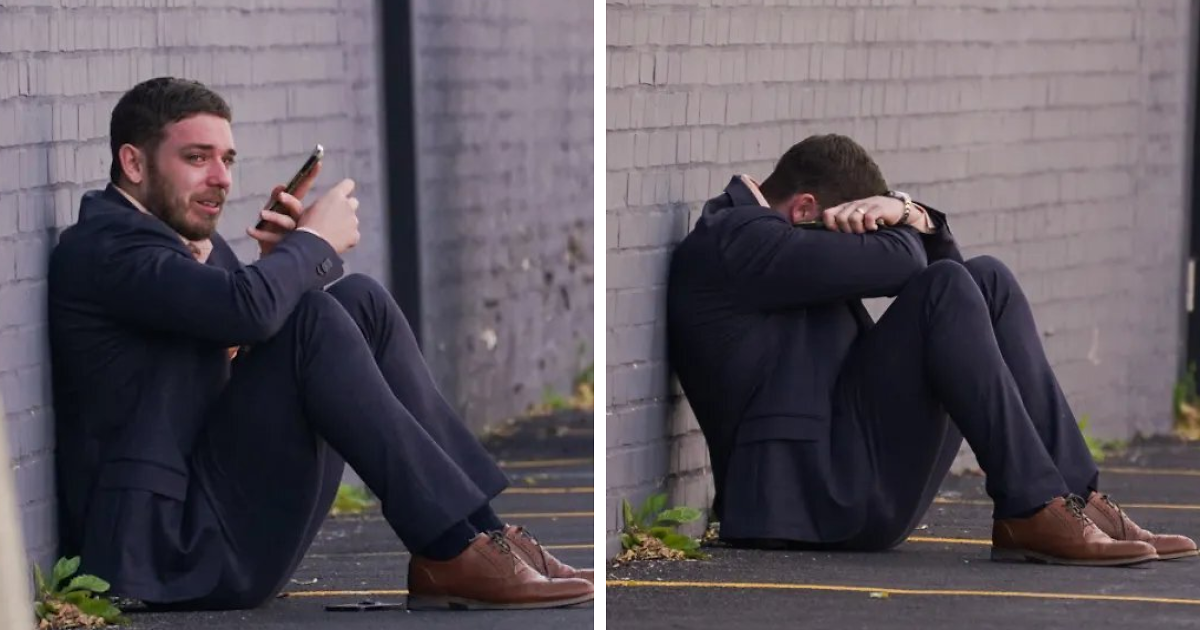 Image Of Man In Tears Goes Viral After He Ran To Follow “Disappeared ...